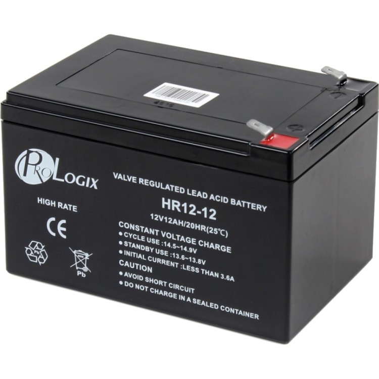 PrologiX HR12-12 АКБ 12V 12Ah, 12В 12 Ач низкие цены, доставка вся ...